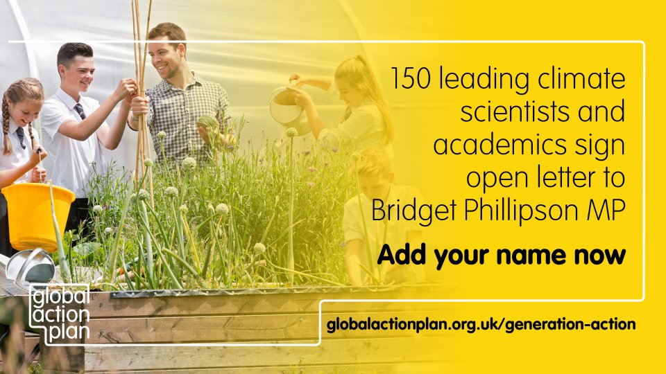 Open letter to the Secretary of State for Education: Sustainability and ...